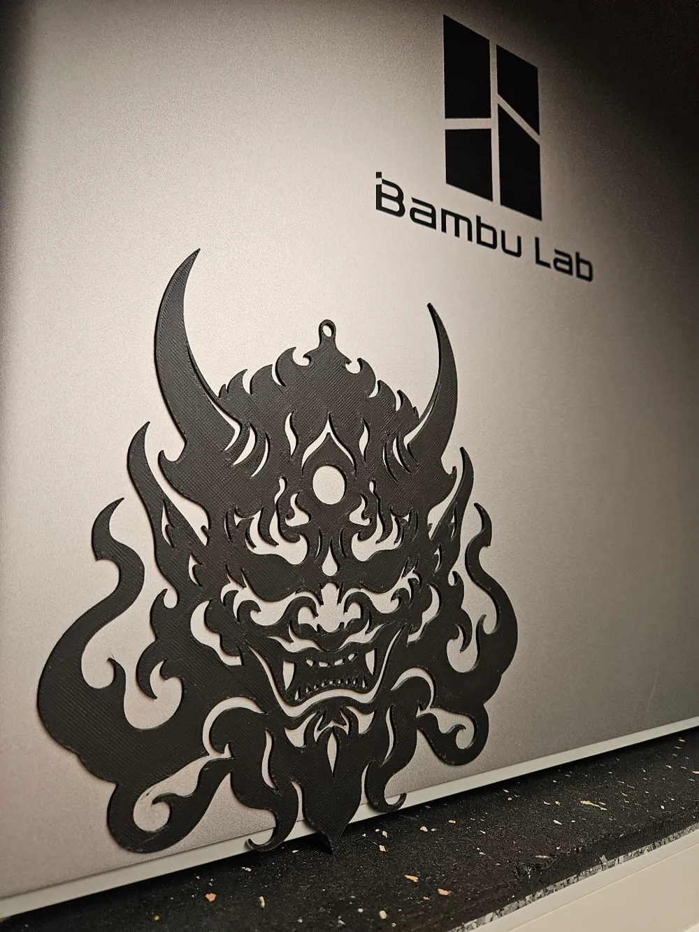 Oni Demon - 2d Art Silhouette - AI Generated by JF-699 - MakerWorld