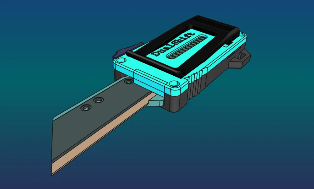 DualShift v1.3-Auto switchblade- Get custom cover! - Free 3D Print ...