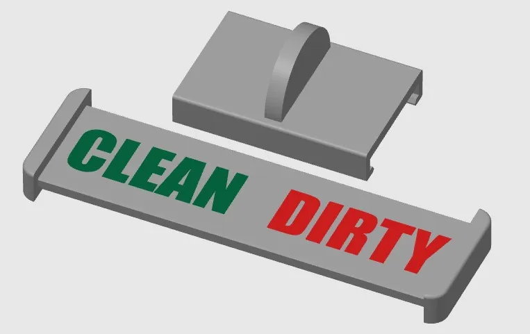 Dishwasher Clean/Dirty Indicator AMS Version With Custom Magnets Size ...