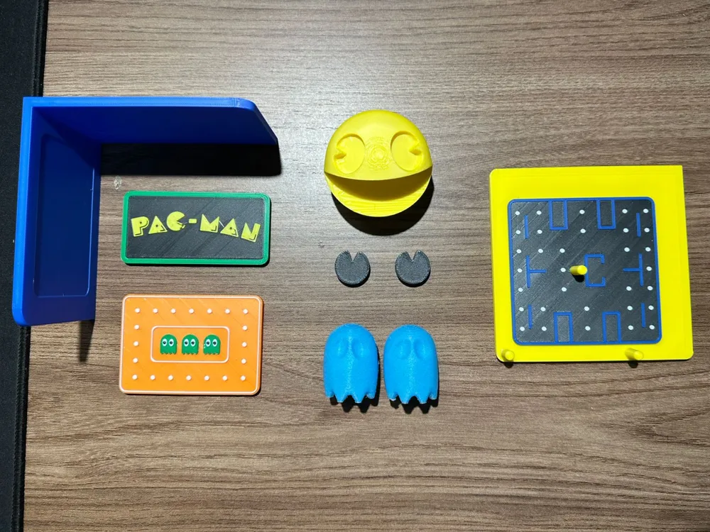 Pac Man and Ghosts Arcade Diorama by UniDuni3d MakerWorld: Download ...