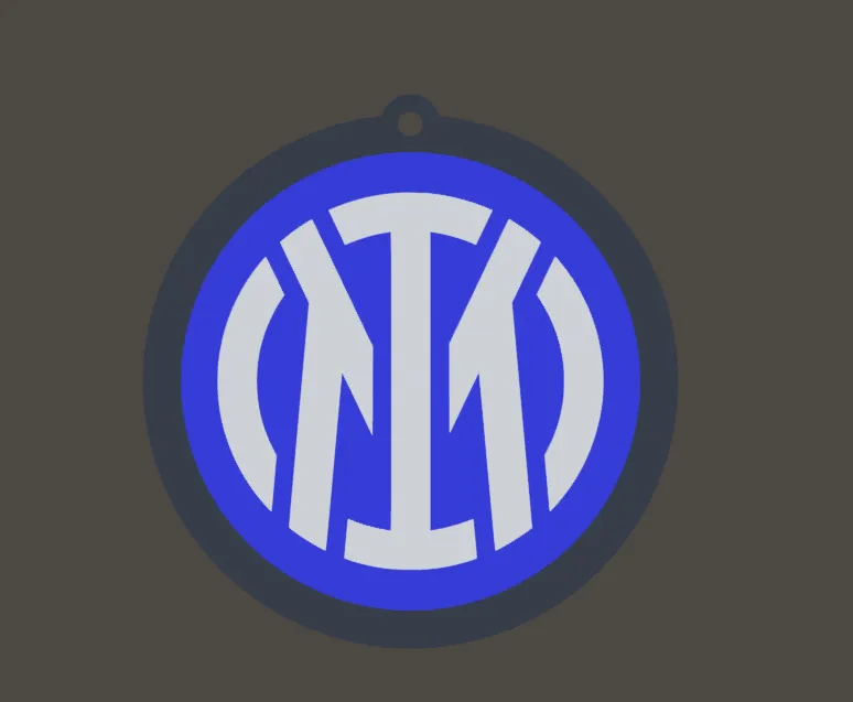 Inter Keychain - Inter Logo by DuckPrint3D - MakerWorld