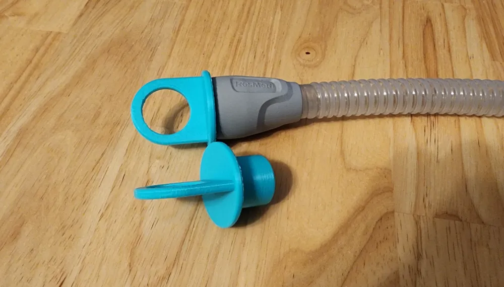 CPAP Hose Plug - Slimline tubing by SunsetRiderMakerWorld: Download ...