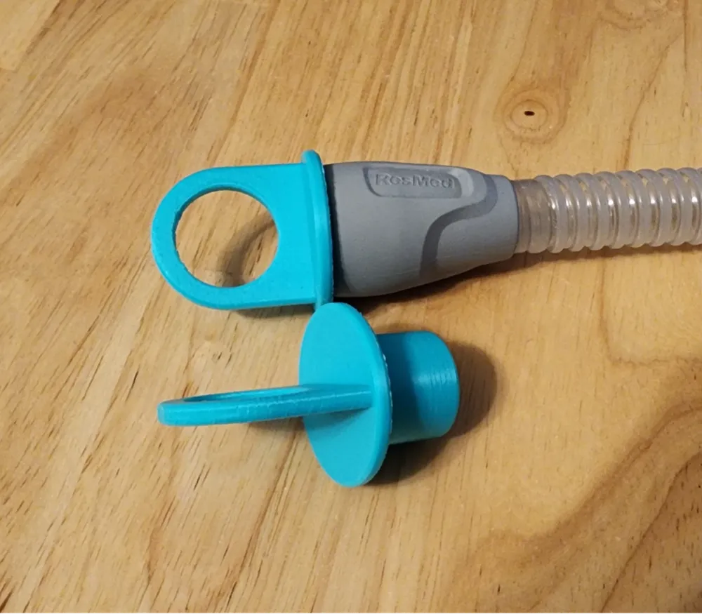 CPAP Hose Plug - Slimline tubing by SunsetRider - MakerWorld