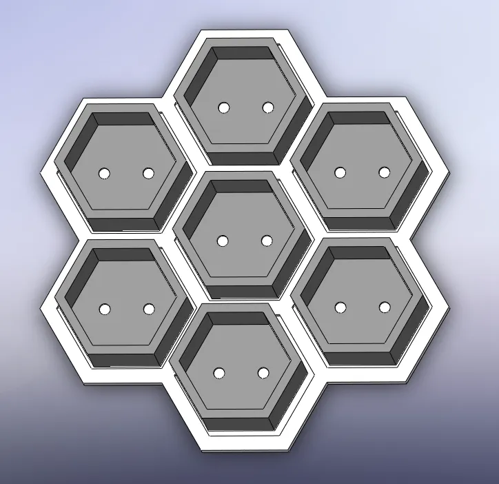 Beehive Hex Pattern Succulent planters by jdlg2065 - MakerWorld