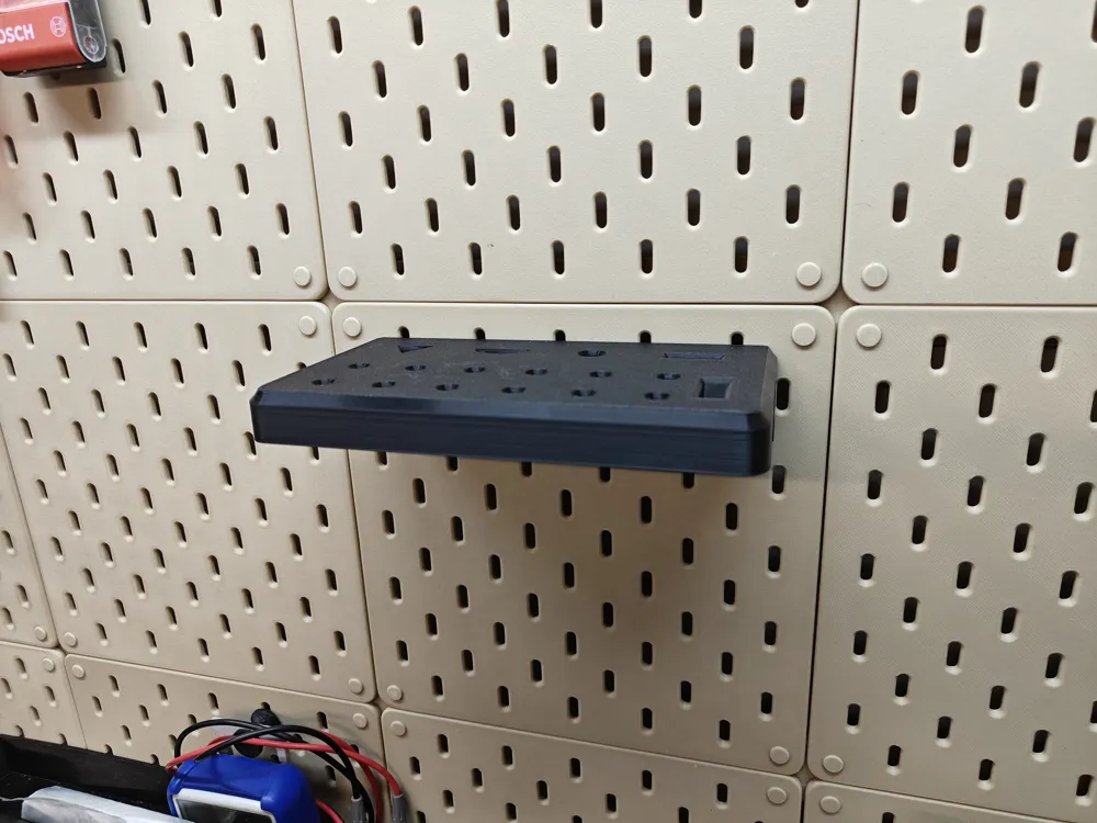 File Organizer Holder for IKEA SKÅDIS pegboard - Free 3D Print Model ...