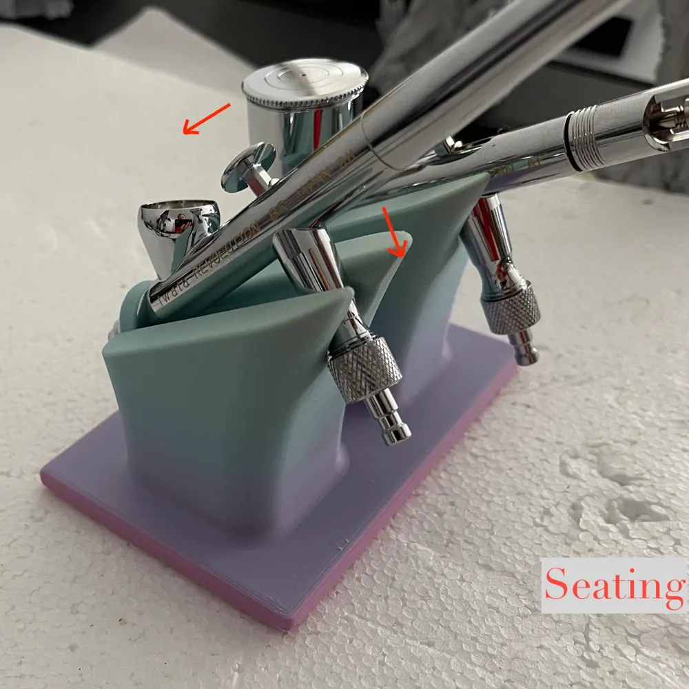 Airbrush Holder with Stackable Box by jayburd - MakerWorld