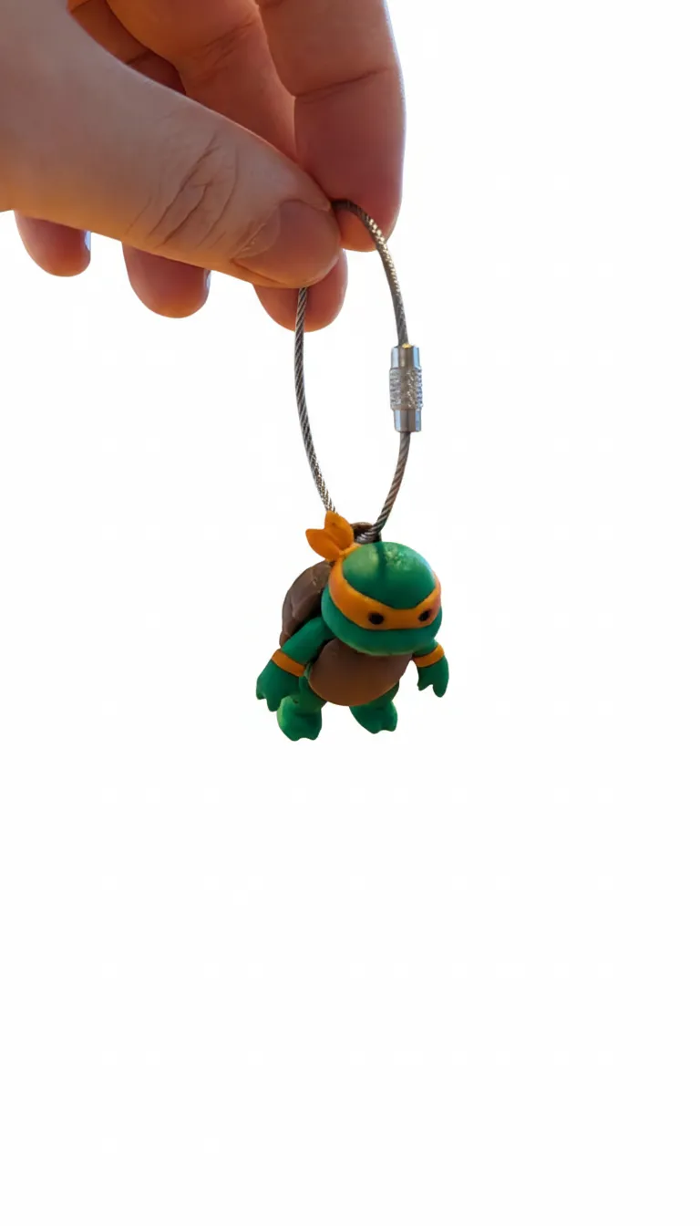 Teenage Mutant Ninja Turtles Babies (Key chain) - Free 3D Print Model ...