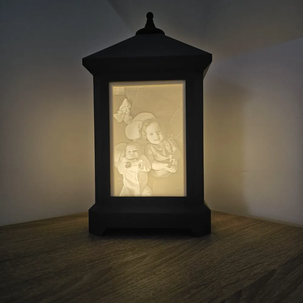Lithophane Lantern (LED light kit) by precisionprintpro MakerWorld ...