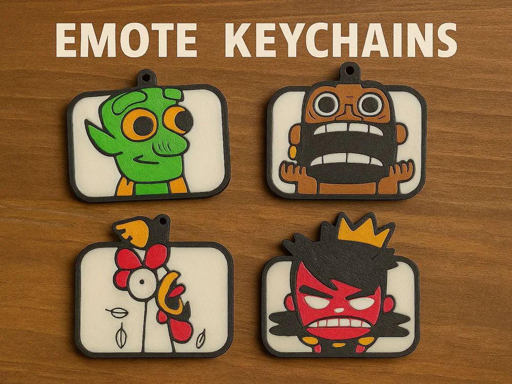 Clash Royale 30pc. Keychain Collection - Free 3D Print Model - MakerWorld