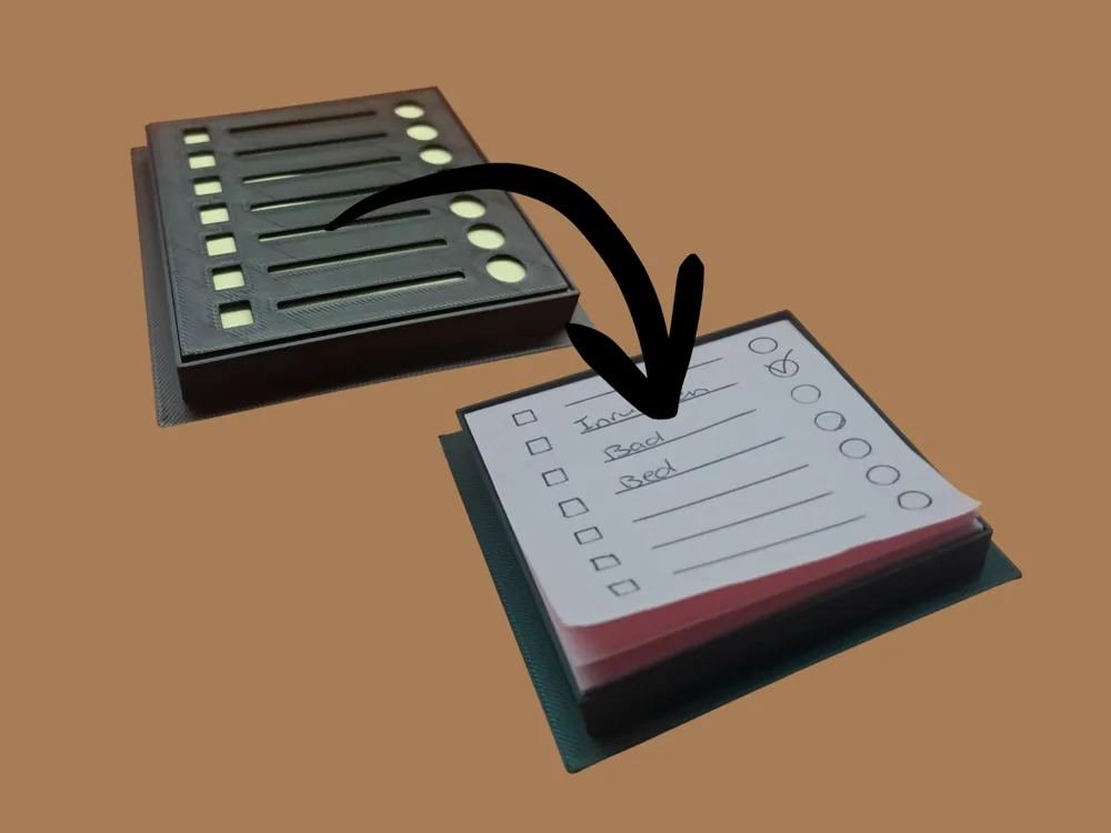 Pen-Slide To-Do Maker by 3d Craft MakerWorld: Download Free 3D Models