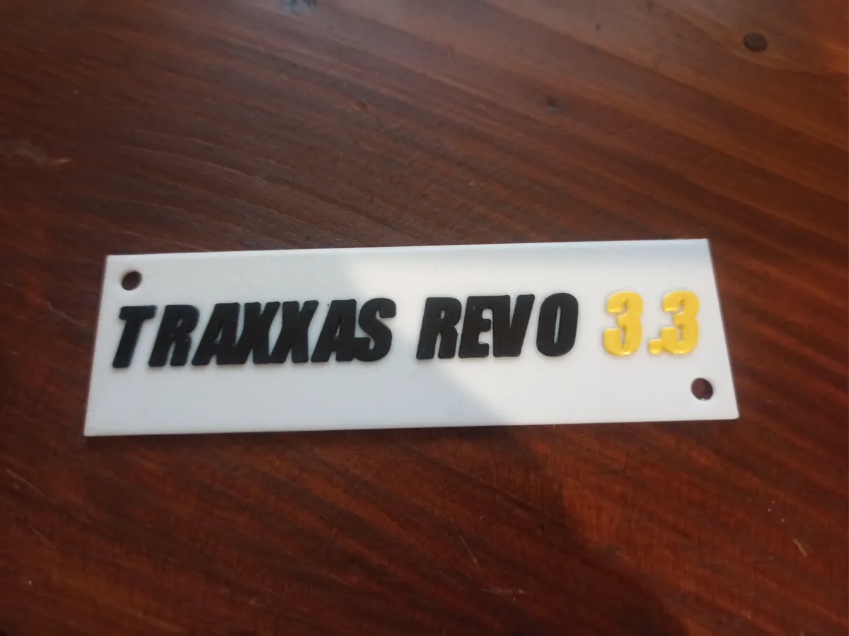traxxas revo logo - Free 3D Print Model - MakerWorld