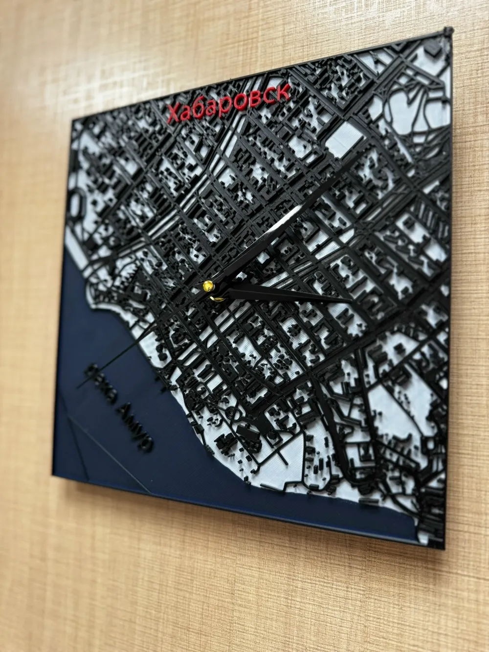 3D Clock Khabarovsk city by Sumrak_70 MakerWorld: Download Free 3D Models