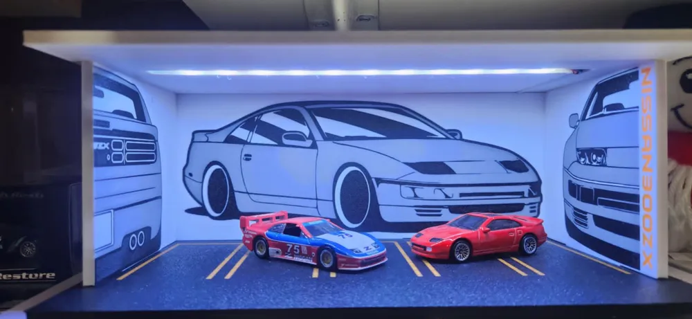 garage hotwheels nissan 300zx 1:64 by Jayson Geoffroy MakerWorld ...