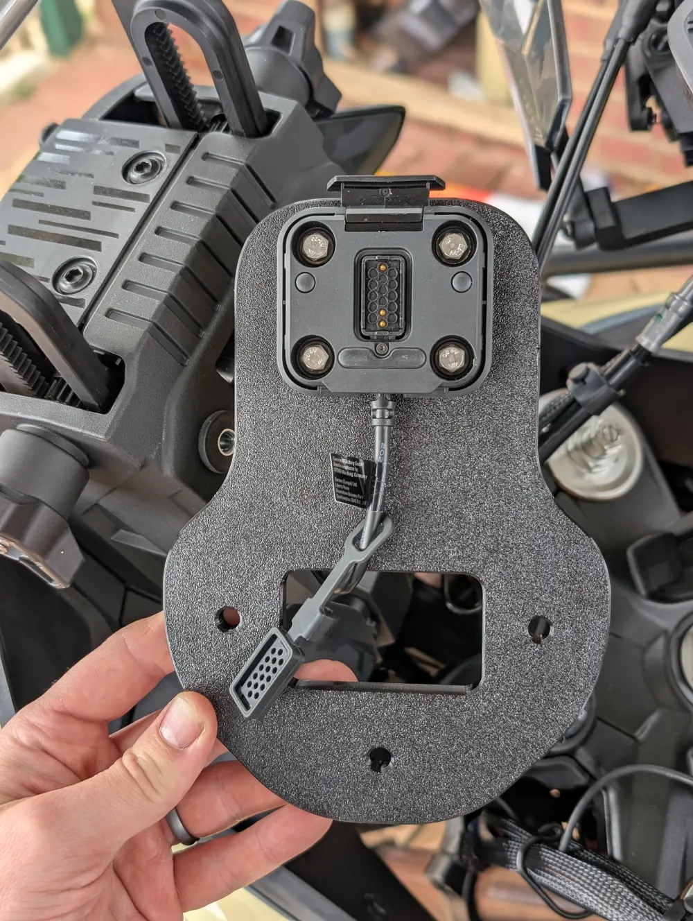 CFMoto 450MT Garmin XT2 Mount by Bencham95 - MakerWorld