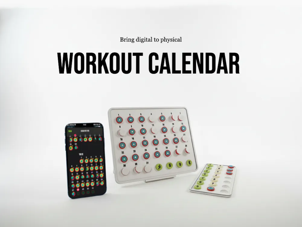 Workout Calendar - Free 3D Print Model - MakerWorld