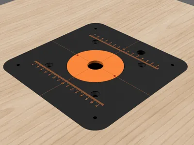 Triton router plate - Free 3D Print Model - MakerWorld