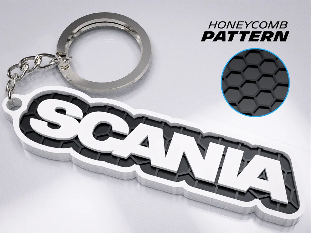 Scania Keychain by Krystian3D MakerWorld: Download Free 3D Models