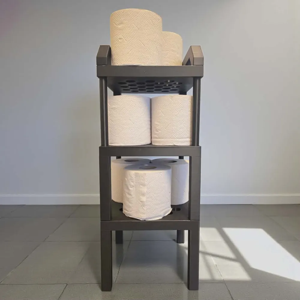 Toilet Paper Storage Tower - Free 3D Print Model - MakerWorld