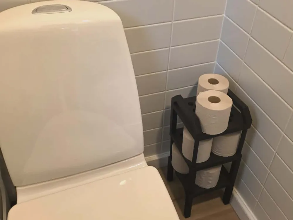 Toilet Paper Storage Tower - Free 3D Print Model - MakerWorld