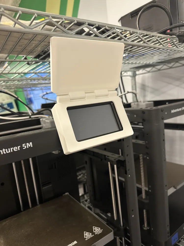 Flashforge Adventurer 5M Flip-Up Screen Cover - Free 3D Print Model ...