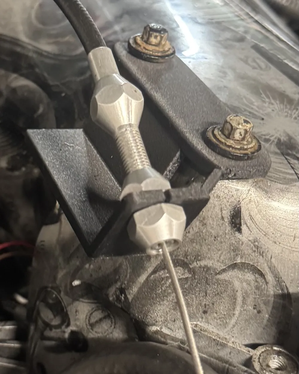 truck intake throttle cable bracket - Free 3D Print Model - MakerWorld