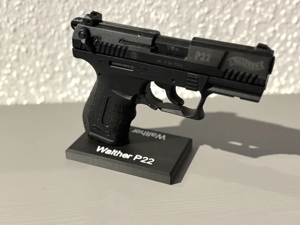 Walther P22/P22Q Gun Stand by Hippelaenger99 MakerWorld: Download Free 3D Models