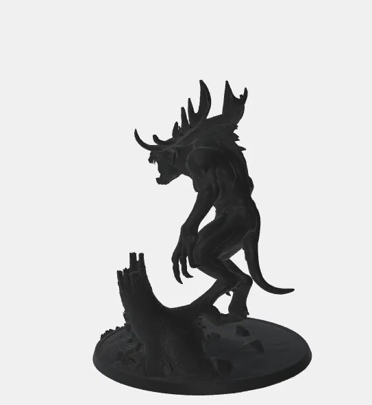 DnD Wendigo - Free 3D Print Model - MakerWorld