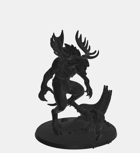 DnD Wendigo - Free 3D Print Model - MakerWorld