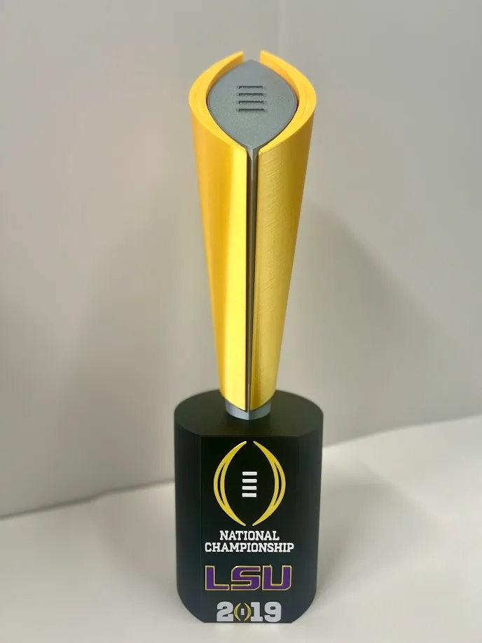 2019 LSU National Championship Trophy Remixed by Rockfootball47 ...
