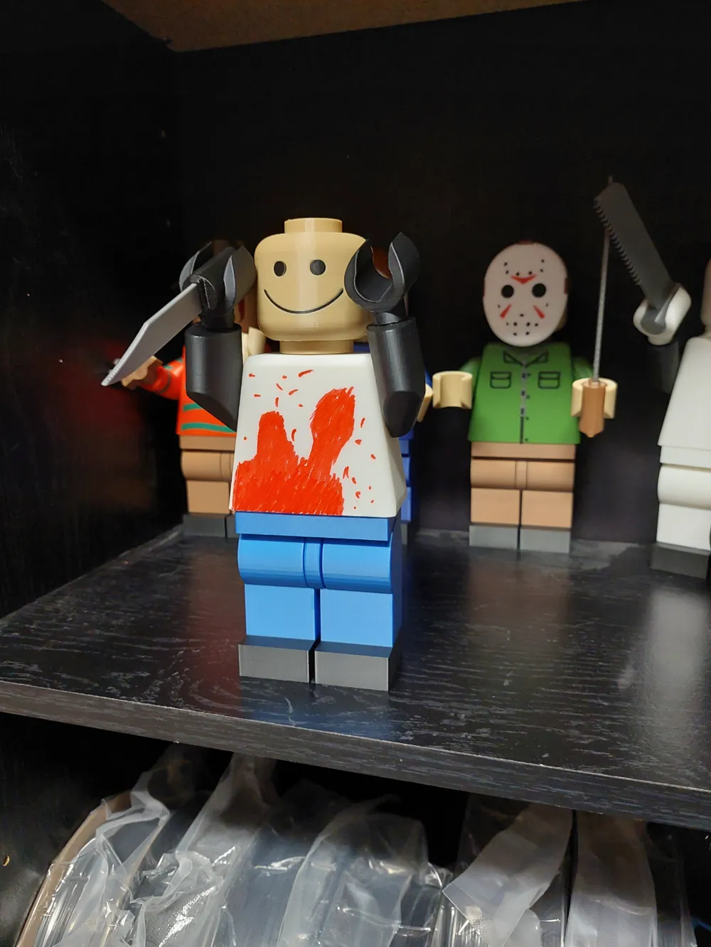 BIG BRICK GHOSTFACE - Free 3D Print Model - MakerWorld