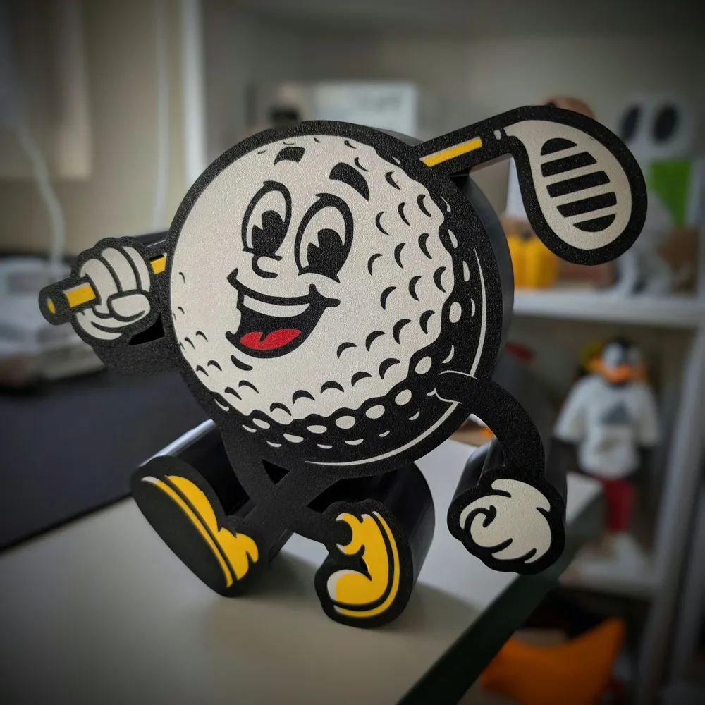 Golf Ball Buddy - Free 3D Print Model - MakerWorld