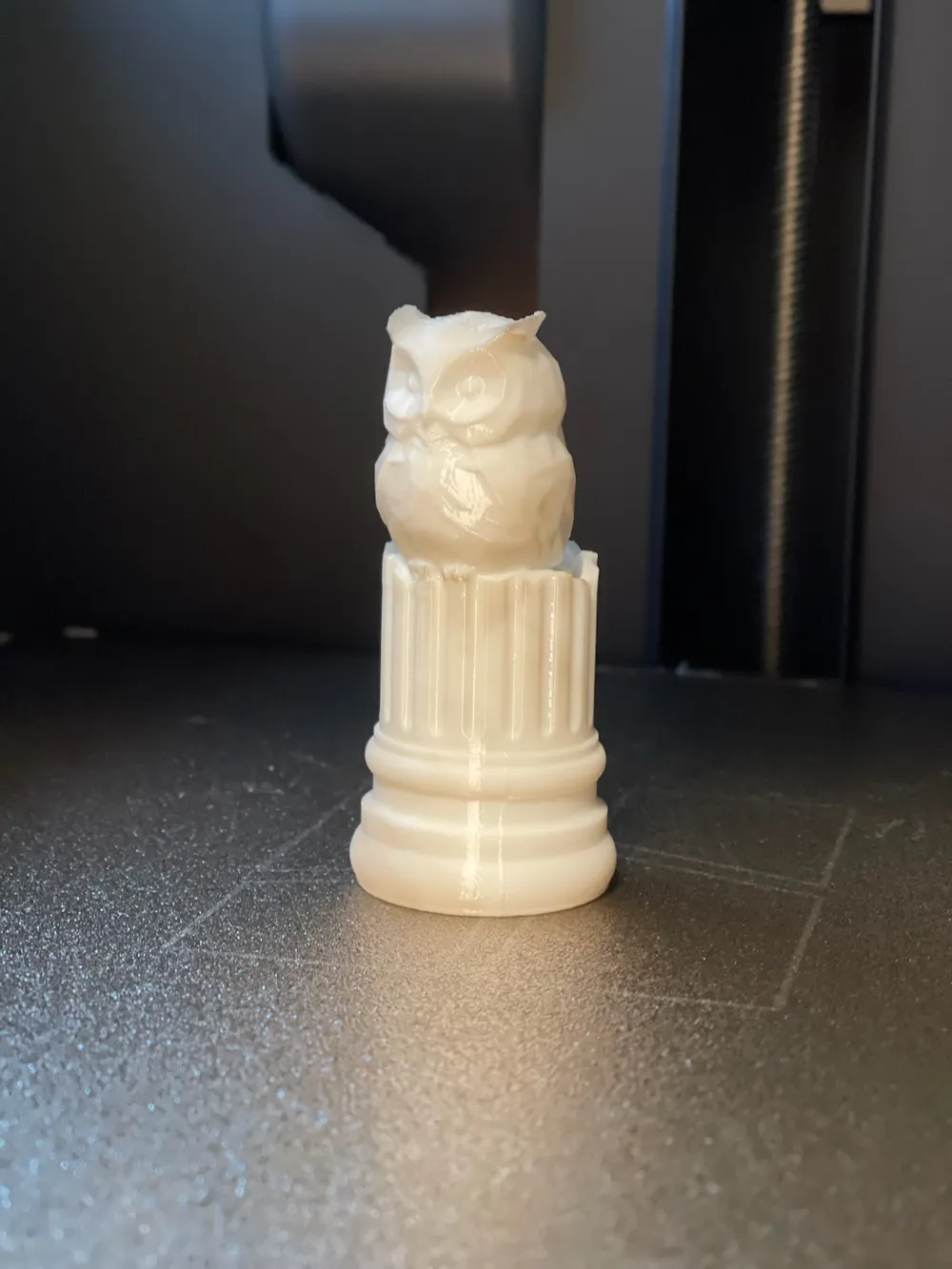 Owl on Column Remixed by dermaze - MakerWorld