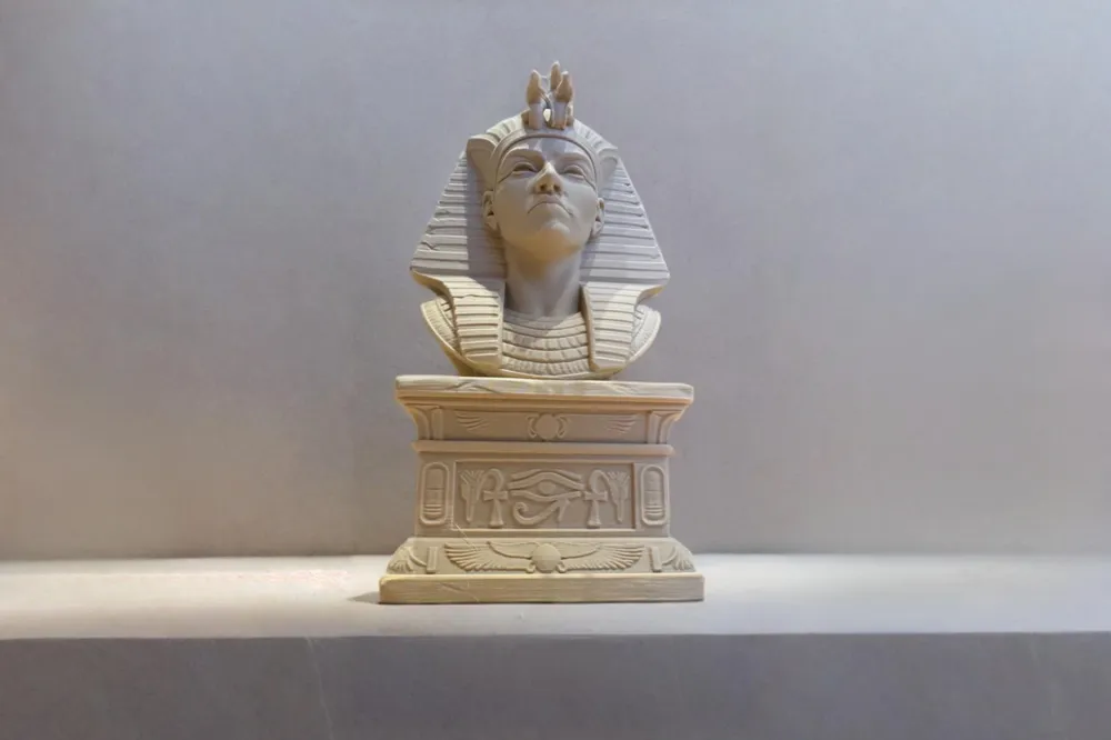 King Tut Bust - Ancient Egyptian Collectible - Free 3D Print Model ...