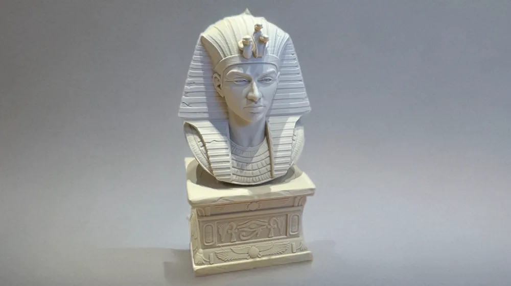 King Tut Bust - Ancient Egyptian Collectible - Free 3D Print Model ...