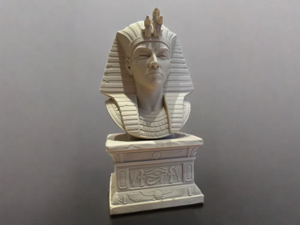King Tut Bust - Ancient Egyptian Collectible - Free 3D Print Model ...