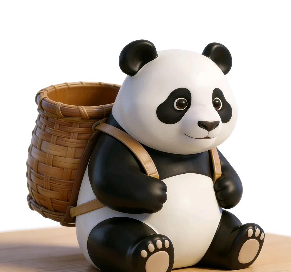 Panda Pen Holder - Free 3D Print Model - MakerWorld