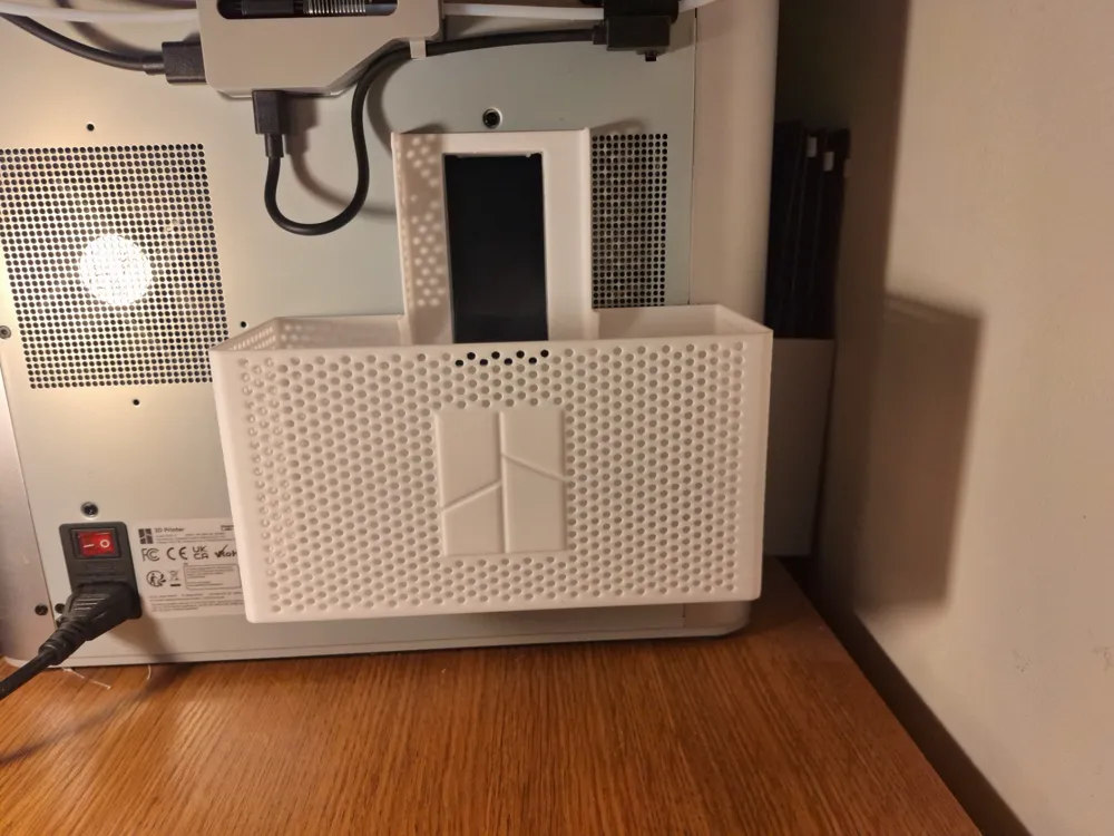 Poop bucket for X1/P1. Magnetless/screwless mount. - Free 3D Print ...