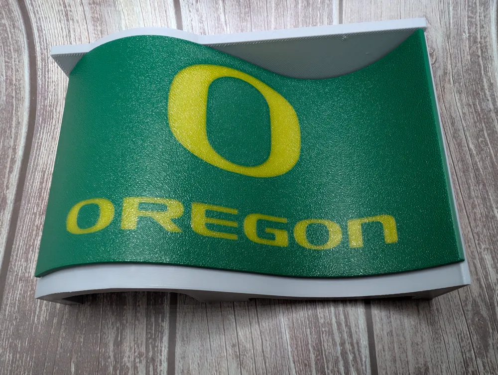 Oregon Ducks Flag / Plate by Sage Prints and Design - MakerWorld