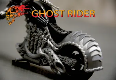 Ghost Rider's motorcycle by W.drop2027 MakerWorld: Download Free 3D Models