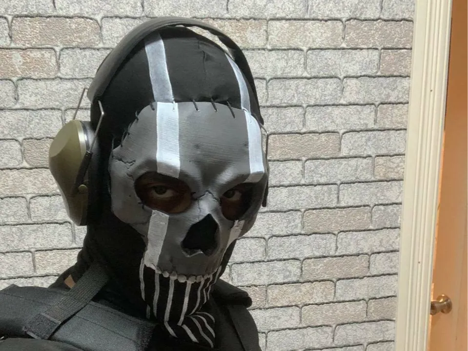 Ghost Mask MW2 Simon Riley wearable by Cruckian - MakerWorld