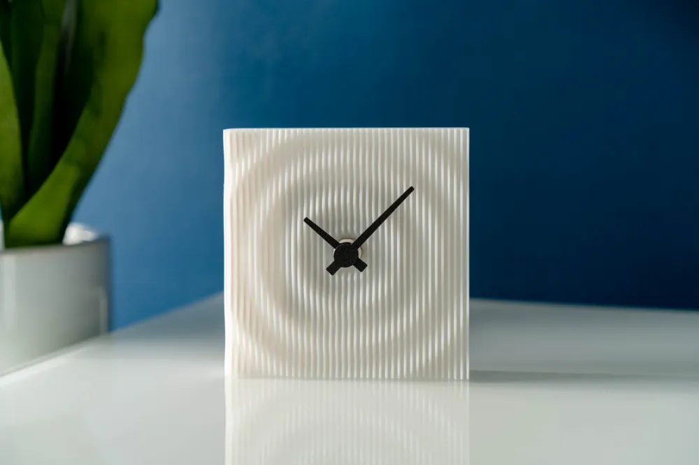 Ripple Clock by Motiform Studio MakerWorld: Download Free 3D Models