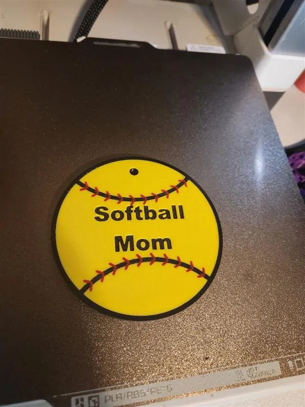 Baseball/Softball - Ball Bag Keychain - Free 3D Print Model - MakerWorld