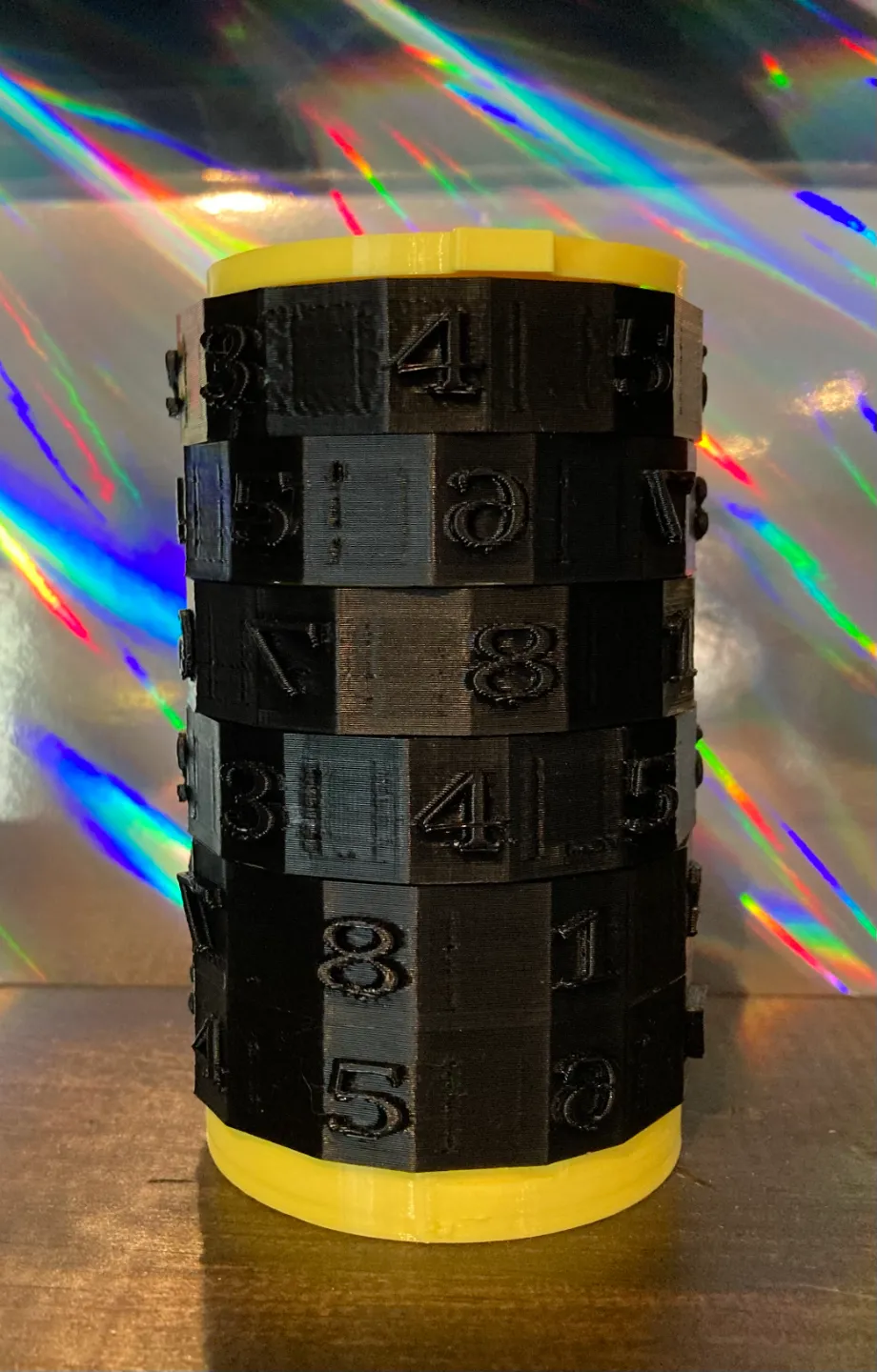 customizable cryptex combo safe v2 by Omaker22 - MakerWorld