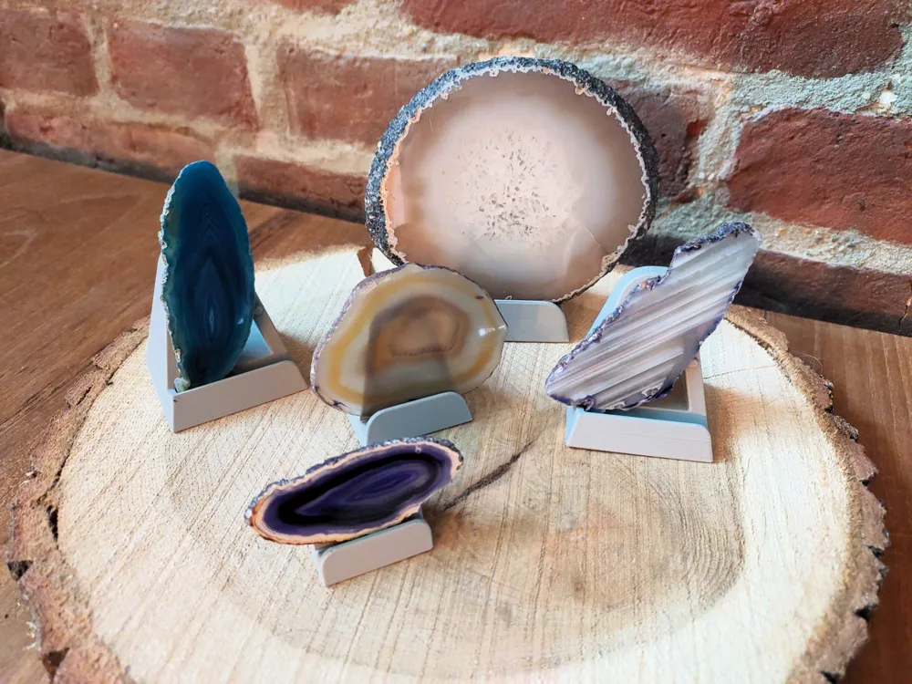 Geode Slice Stands by DJL 3Designs MakerWorld: Download Free 3D Models