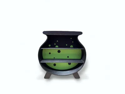 Enchanted Cauldron Shelf by Meatbag - MakerWorld