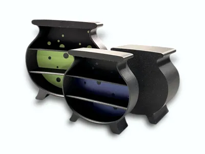 Enchanted Cauldron Shelf by Meatbag - MakerWorld