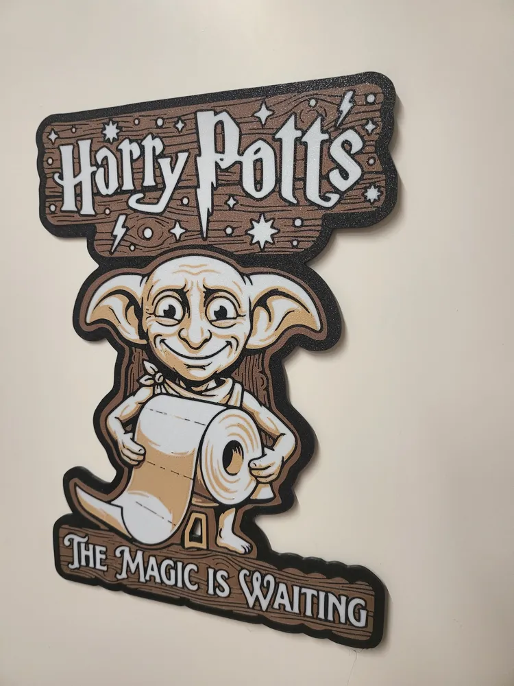 Dobby’s Bathroom Magic - Free 3D Print Model - MakerWorld