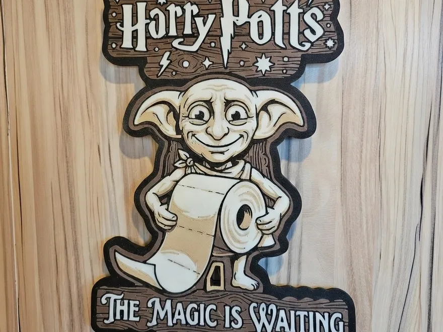 Dobby’s Bathroom Magic - Free 3D Print Model - MakerWorld