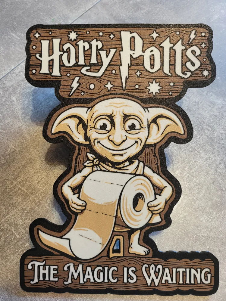 Dobby’s Bathroom Magic - Free 3D Print Model - MakerWorld
