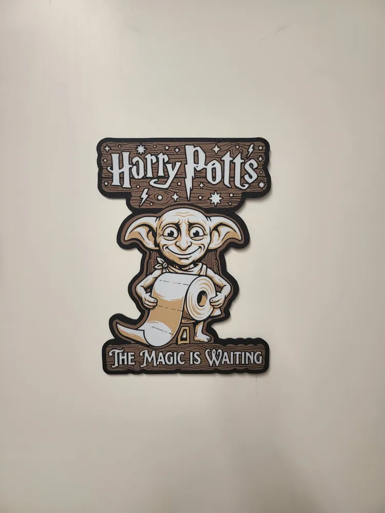 Dobby’s Bathroom Magic - Free 3D Print Model - MakerWorld